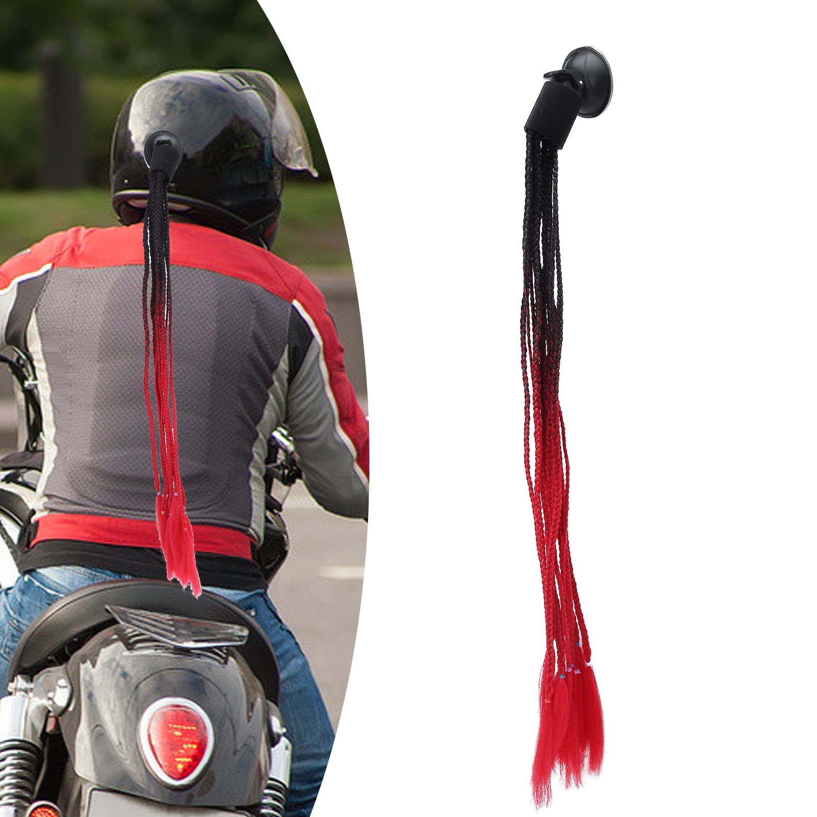 Casco Estilo Punk Rastas,Casco Trenzas Ventosa Casco Decoración Para El ...