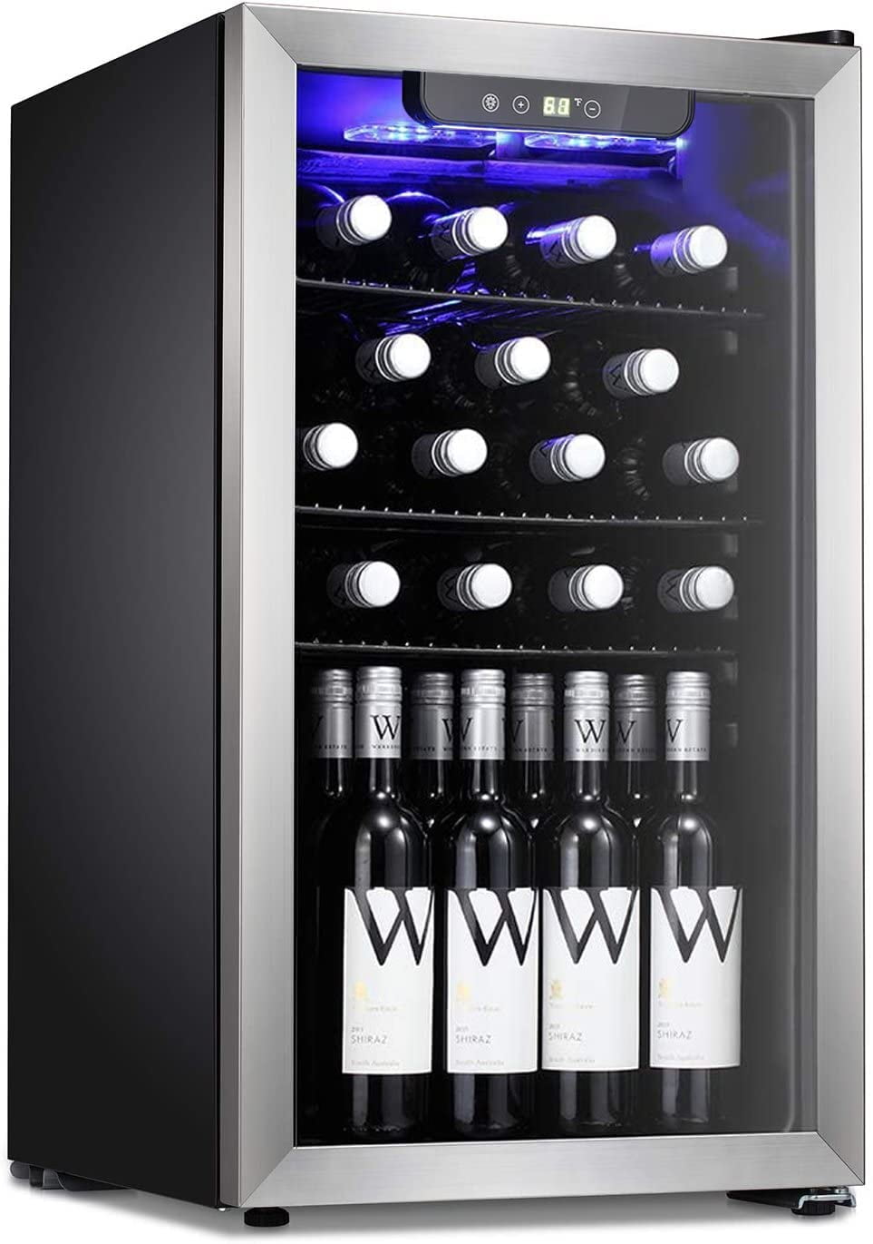 26 Bottle Wine Cooler/Cabinet Beverage Refigerator Mini Fridge Small ...