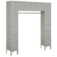 Salsbury Industries Standard Metal Locker-Six Tier Box Style Bridge-16 ...