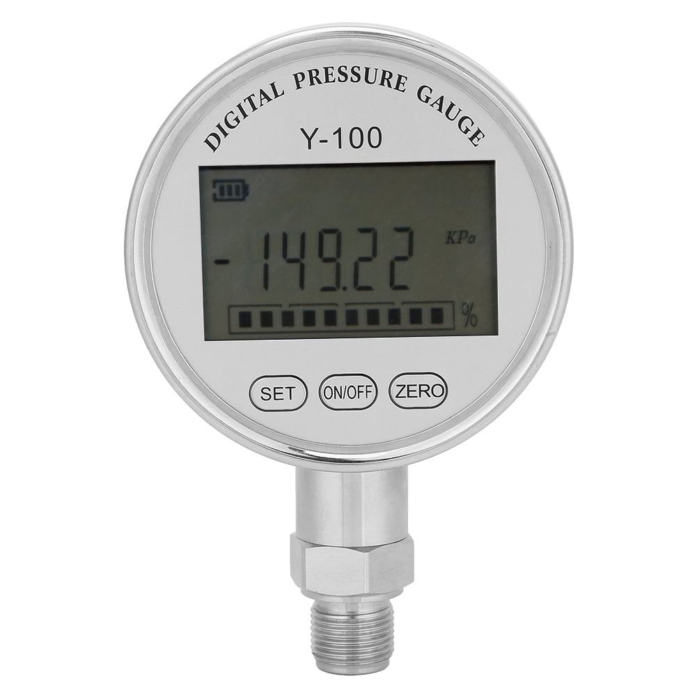 Y100 High Precision Digital Hydraulic Pressure Gauge Manometer Pressure ...