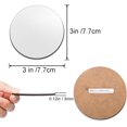 30 Pieces Sublimation Buttons Blanks with Pins, 3 inch MDF DIY ...
