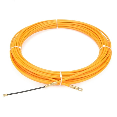 98 Feet (30M) Glass Fiber Fish Tape Dia 0.24in (6mm) Electrical Wire ...