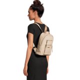 Madden NYC Women's Mini Backpack with Embellished Pouch, Beige ...