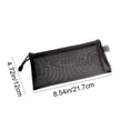 Cheapark Mesh Pouch Large Capacity Pencil Bag 5 Pack Bulk Set For Daily ...