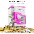 ATM Piggy Bank for Boys Girls, Vcertcpl Mini ATM Coin Bank Money Saving ...