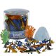 Sharks Toys Action Figure Bucket - 41 Piece Playset, 15 Unique Sculpts ...