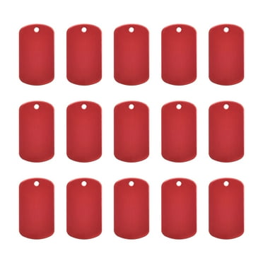 Uxcell Aluminum Blank Tags 1.4 Inch, Round Metal Stamping Blanks Pet ID ...