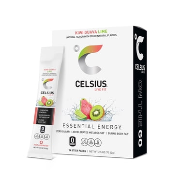 CELSIUS HEAT on-the-go Performance Energy Powder Stick Packets ...