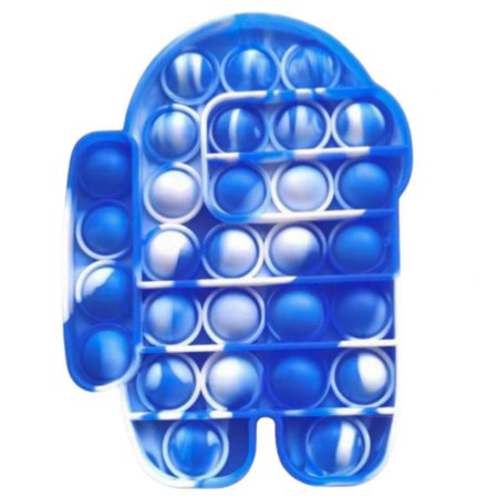 Among Us Push Pop Bubble Sensory Fidget Toy Silent Autism Stress Relief ...