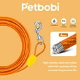Petbobi 20ft Dog Tie Out Cable, Heavy Duty Leash for Small Dogs up to ...