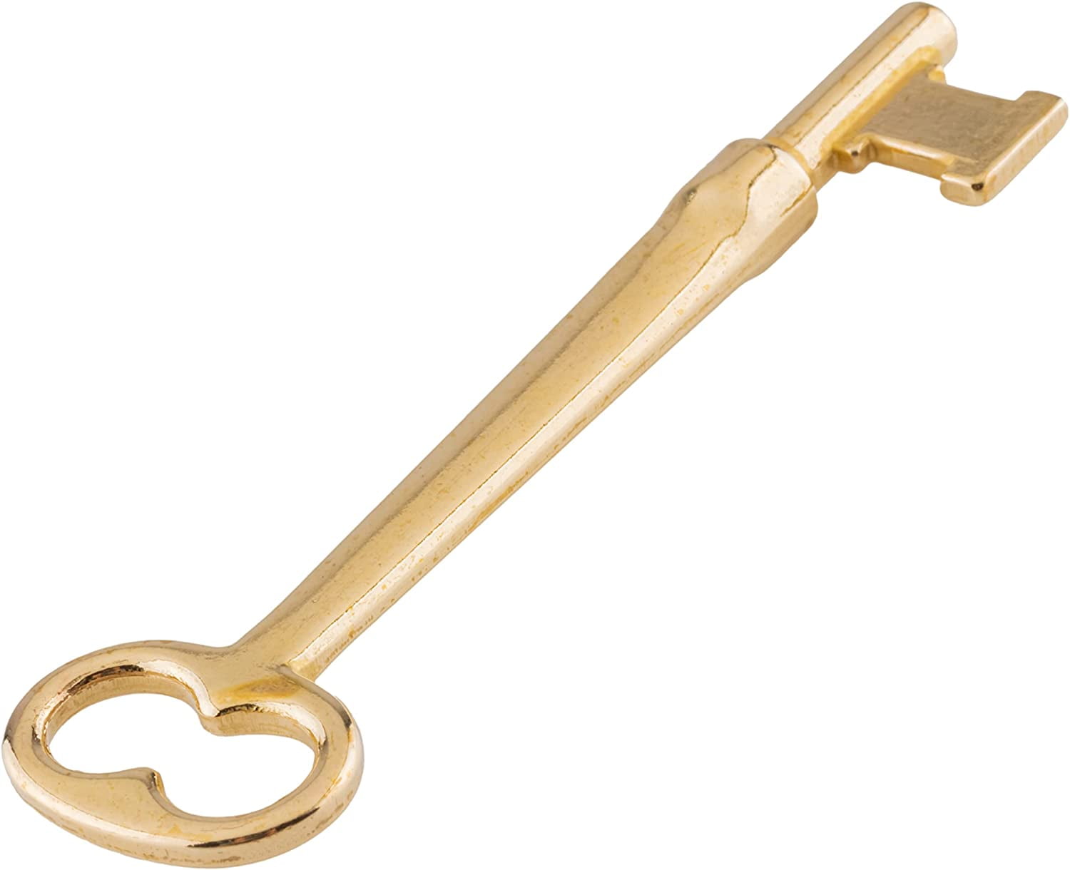 Buy Solid Brass Skeleton Key w/Double Notched Bit - for House Doors ...