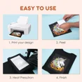 A-SUB Inkjet Printable Heat Transfer Vinyl Sheets 11x17 30 Sheets, Iron ...