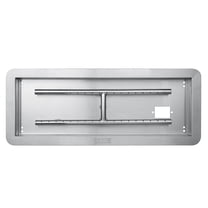 36" Drop-In Fire Pit Pan, Stainless Steel Burner Kit - 150,000 BTU ...