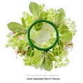 Artificial Candle Rings Wreaths Faux Daisy Lavender Flower Candle Ring ...