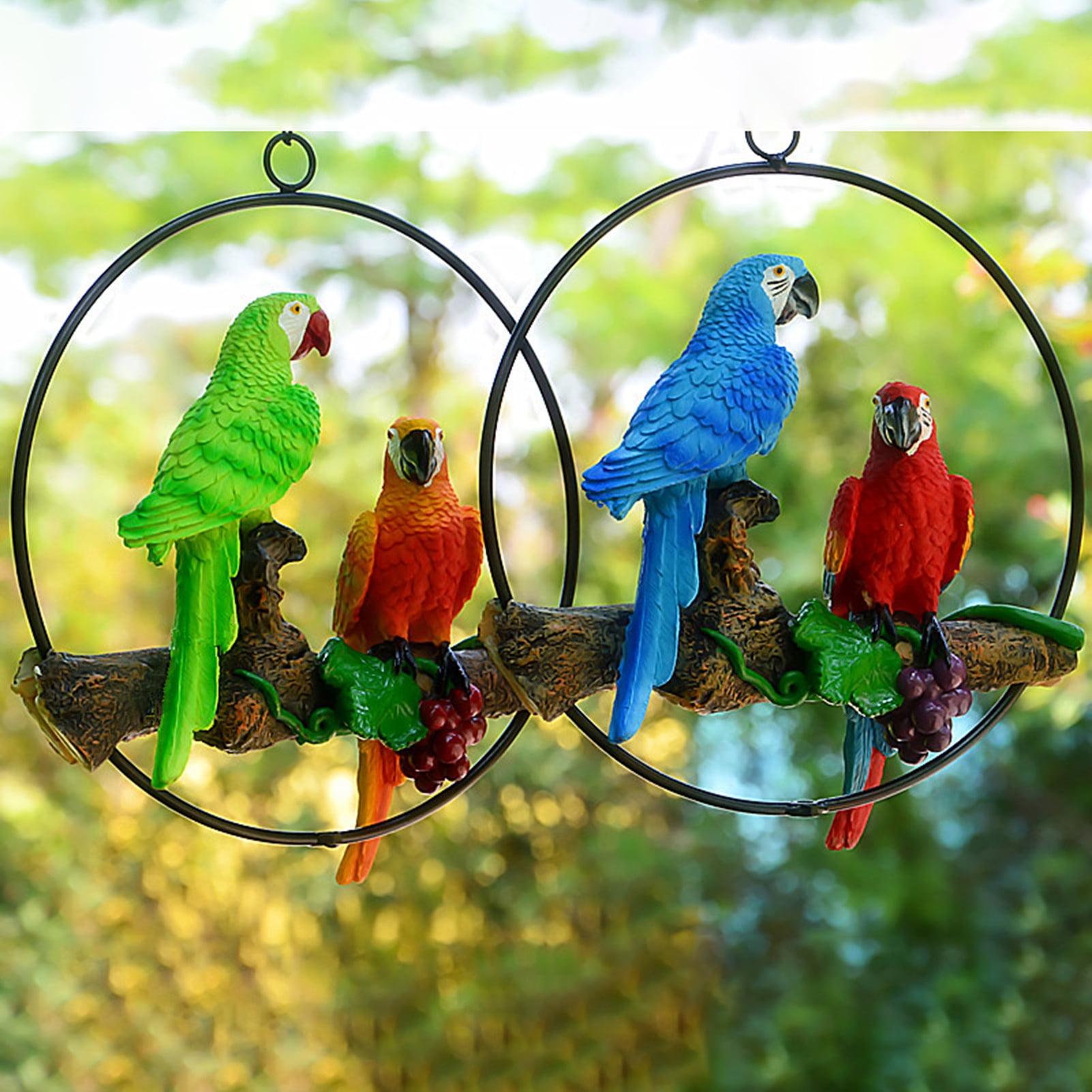 Decorative Parrot Figurine - Lightweight Clear Texture - Vivid Cute ...