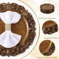 12 Pcs Antique Gold Charger Plates Bulk 13 Inch Embossed Rim Plastic ...