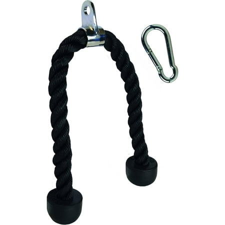 SHARKDOOK Triceps Rope 70cm Tricep Rope Nylon Rope Pull Handle Double ...
