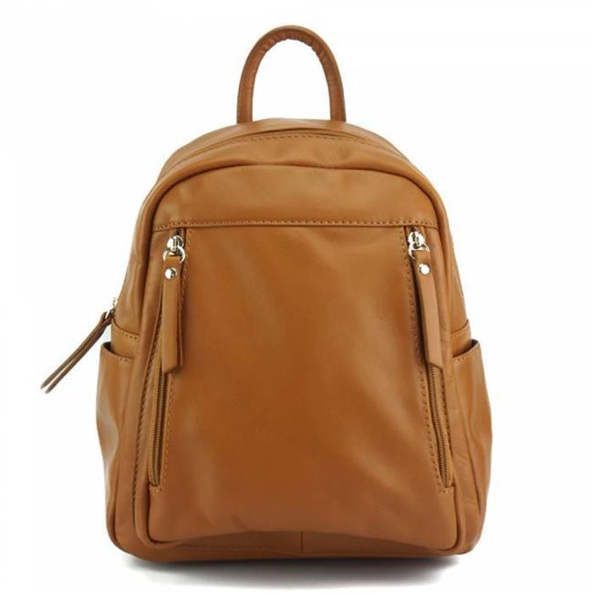 Santina Womens Luxury Soft Calf Skin Leather Backpack, Tan | Walmart Canada