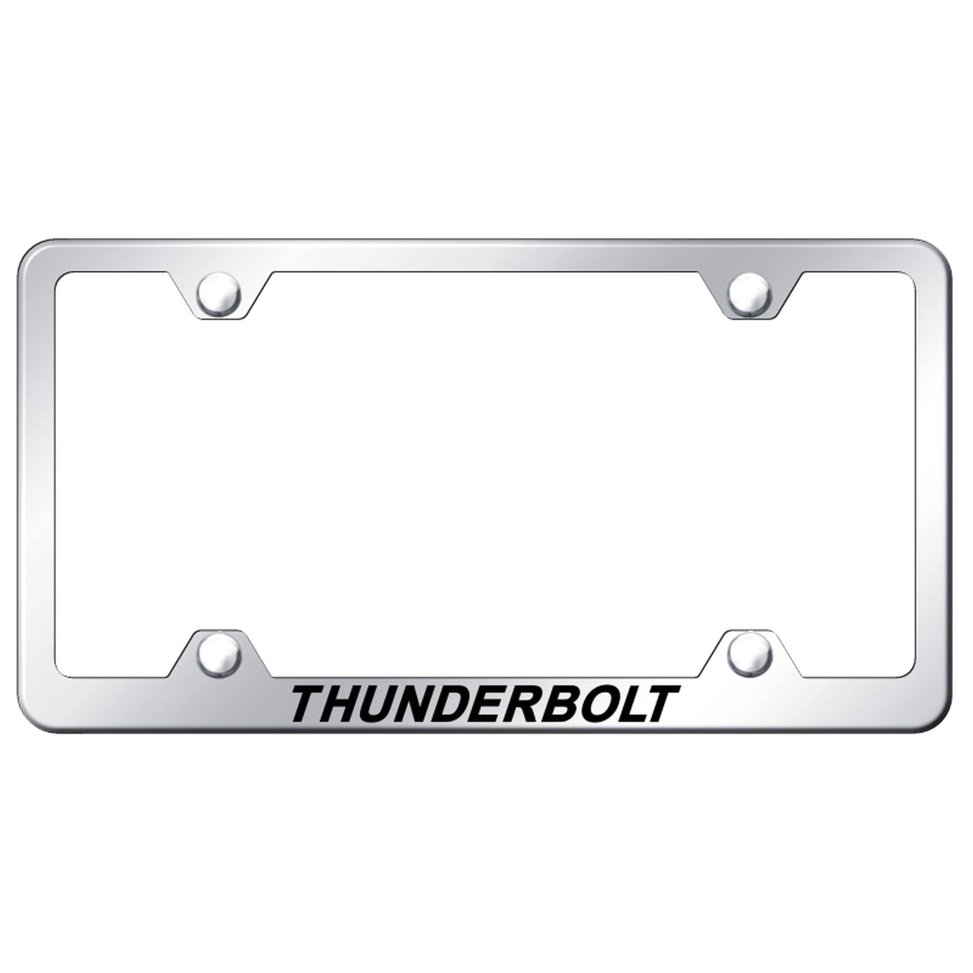 Ford Thunderbolt Laser Etched Logo Wide Body License Plate Frame ...