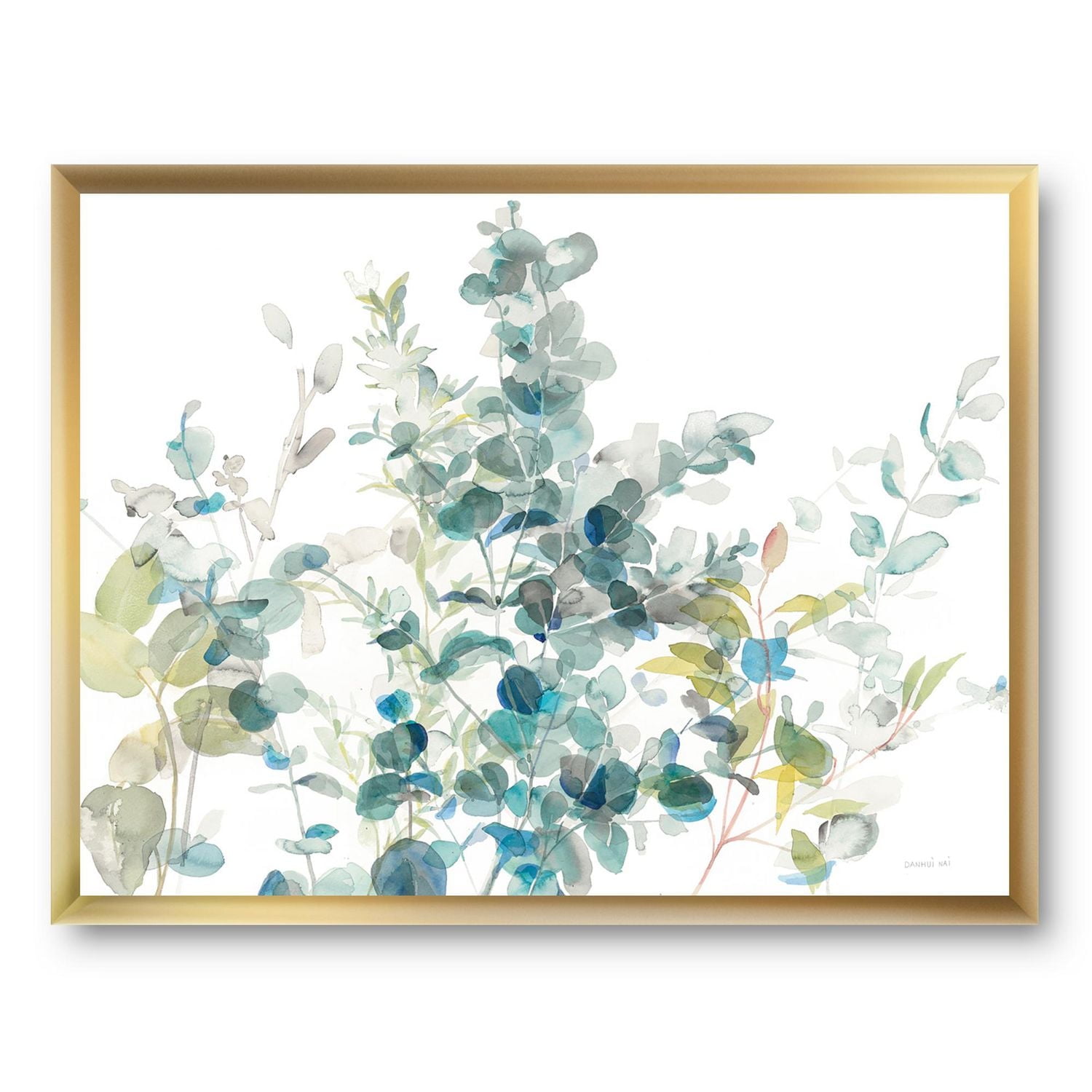 Click here for Designart Eucalyptus Natural Element Framed Wall A... prices