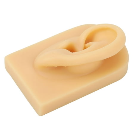 Reusable Silicone Ear Model, Lifelike Human Skin Texture, Ideal for Ear ...