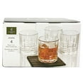 Gibson Home Jewelite 4-Piece Double Old Fashioned Glass Set, 11 Oz ...