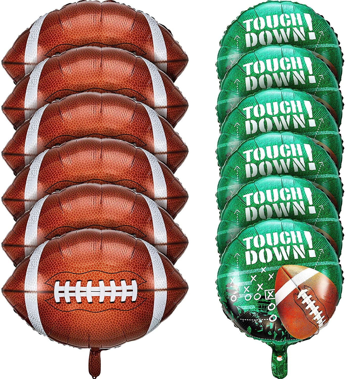Football Balloons Set, Football Field Balloons and Football Foil ...