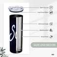 20 oz Stainless Steel Insulated Tumbler - Stylish Neon ' Sod ' Design ...