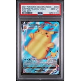 Graded 2021 Pokemon Celebrations Surfing Pikachu VMax #009 Full Art ...