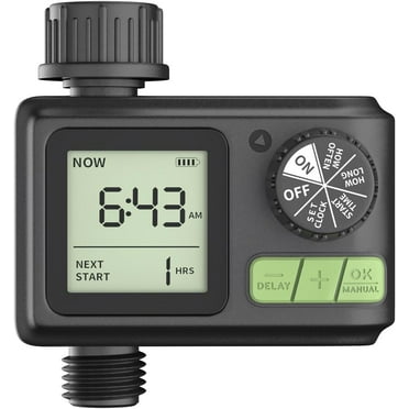RAINPOINT 2-Zone Digital Water Hose Timer, Automatic Irrigation ...
