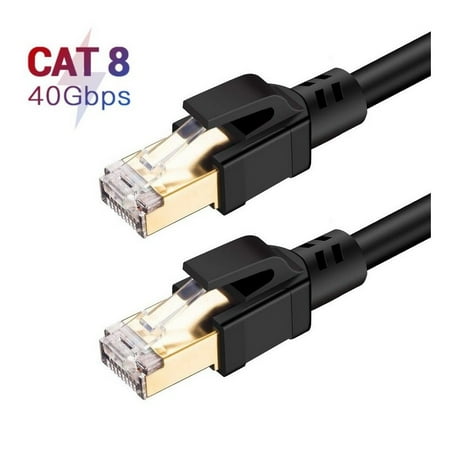Cat8 Ethernet Connection Line Jumper Indoor Computer Router Pure Copper ...