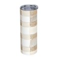 20oz Stainless Steel Mug Reusable Tumbler With Lid And Straw For Hot ...