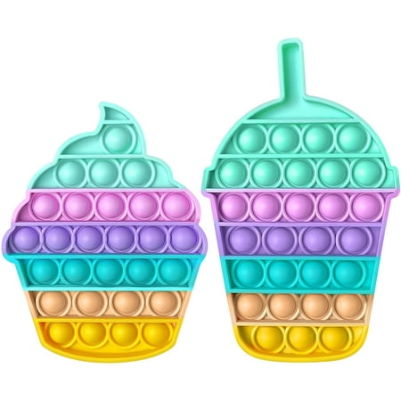 IGUOHAO Push Fidget Popper Sensory IGUOHAO s, Ice Cream Silicone ...