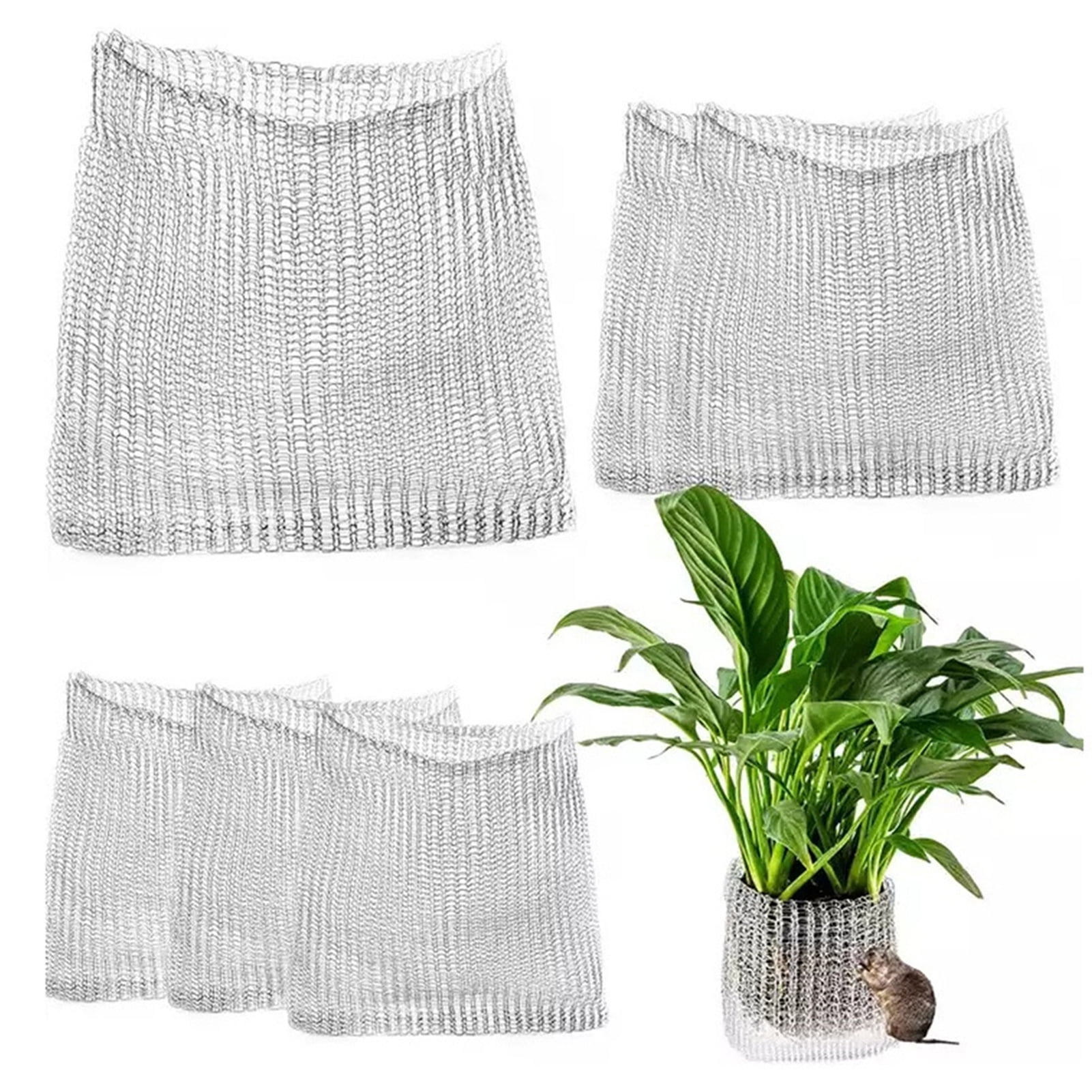 Waroomhouse Plant Mesh Bag Wear-Resistant Reusable Sturdy Stainless ...