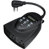 Westek TM1627DOLB 3-Outlet 3 Mode Outdoor Weekly Digital Grounded Timer ...