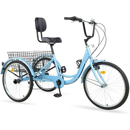 Diayung Adult Tricycle, 3 Wheel Bike Adult, Three Wheel Cruiser Bike 20 ...
