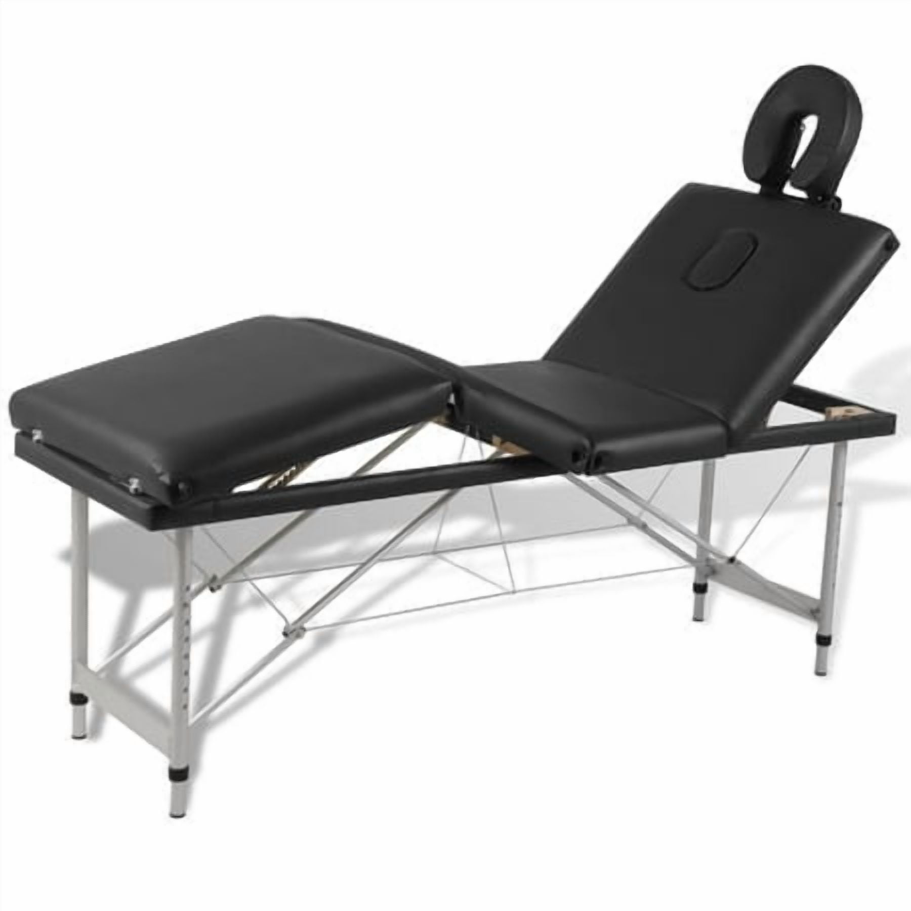 Click here for Vidaxl Black Foldable Massage Table 4 Zones With A... prices
