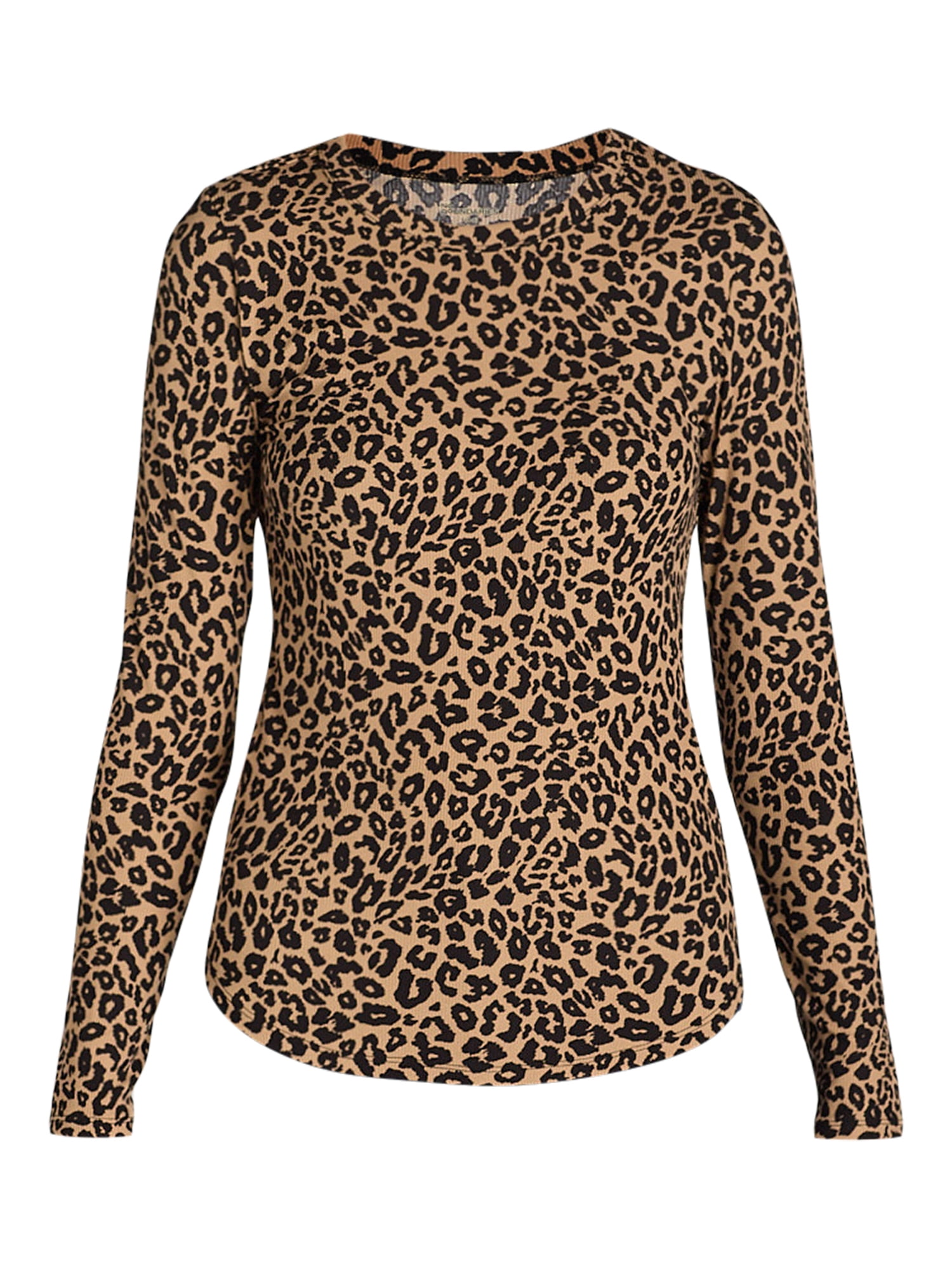 No Boundaries Ribbed Crewneck Tee with Long Sleeves, 1 or 2 No Boundaries Ribbed Crewneck Tee with Long Sleeves, 1 or 2