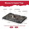 Glue Mouse Traps Indoor for Home -12 Pack Sticky MouseTraps Indoor for ...