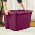 Sterilite 18 Gallon Tote Box - Violet Magenta - Walmart.com