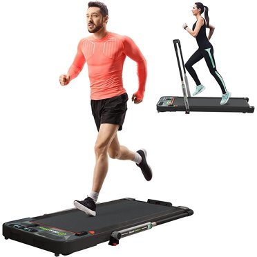 2.5HP Foldable Portable Treadmill for Home, Electric Motorized Running ...