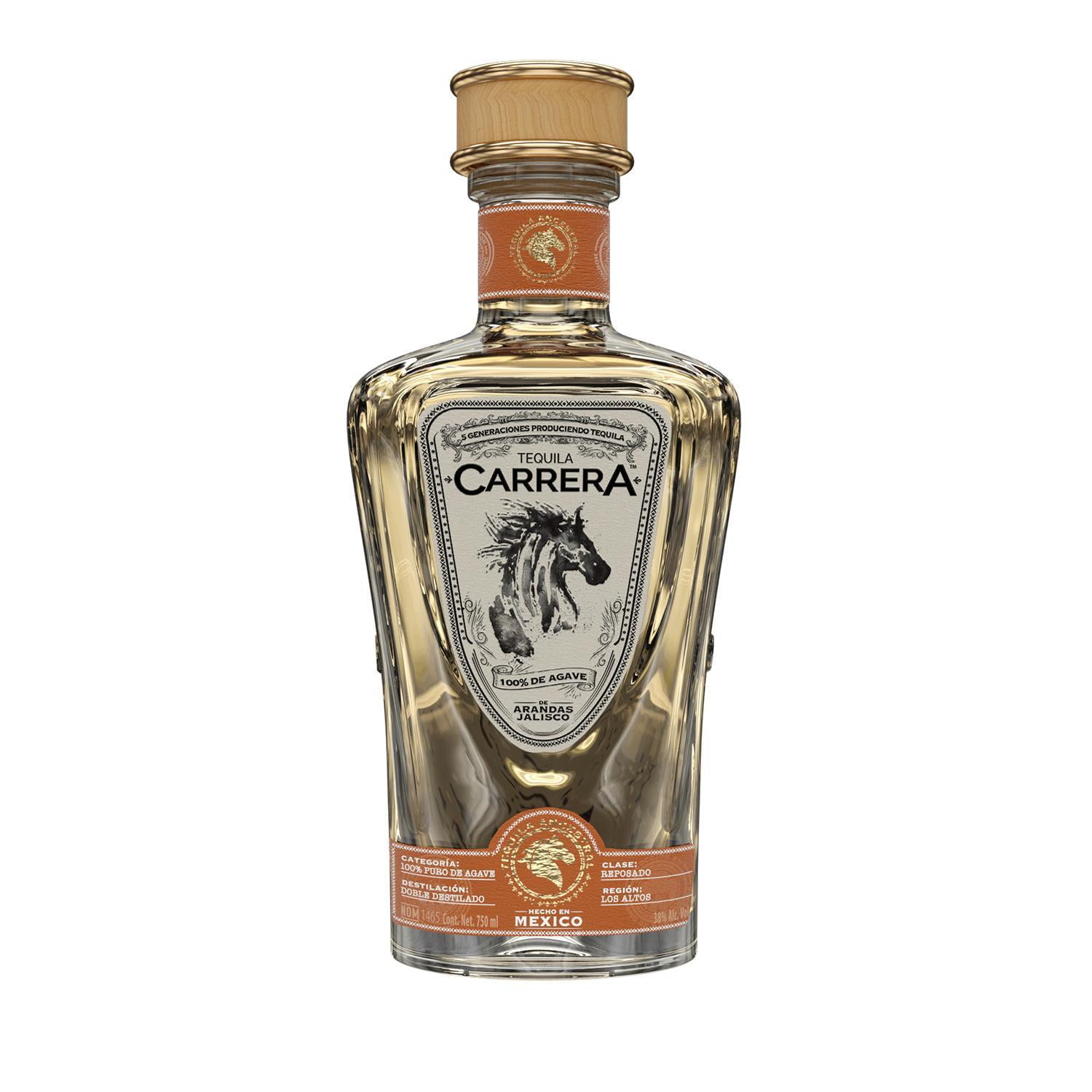 Paquete de 3 Tequila Carrera Reposado 750 ml | Bodega Aurrera en línea