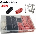 40/90/200/500Pcs Anderson 30A Single Pole High Current Electric ...