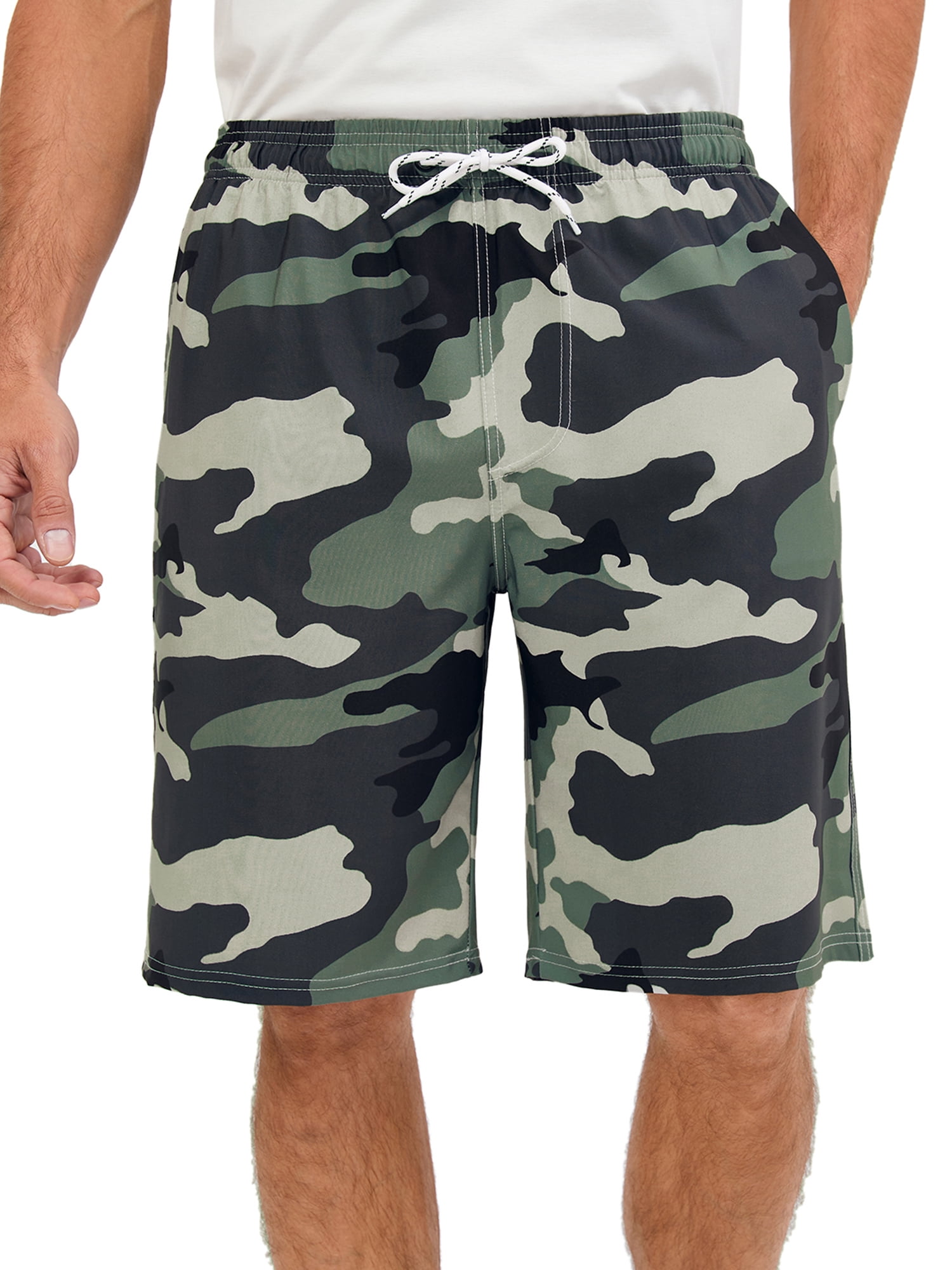 Sayfut Mens Swim Trunks Quick Dry Board Shorts Bathing Suit Beach Swim