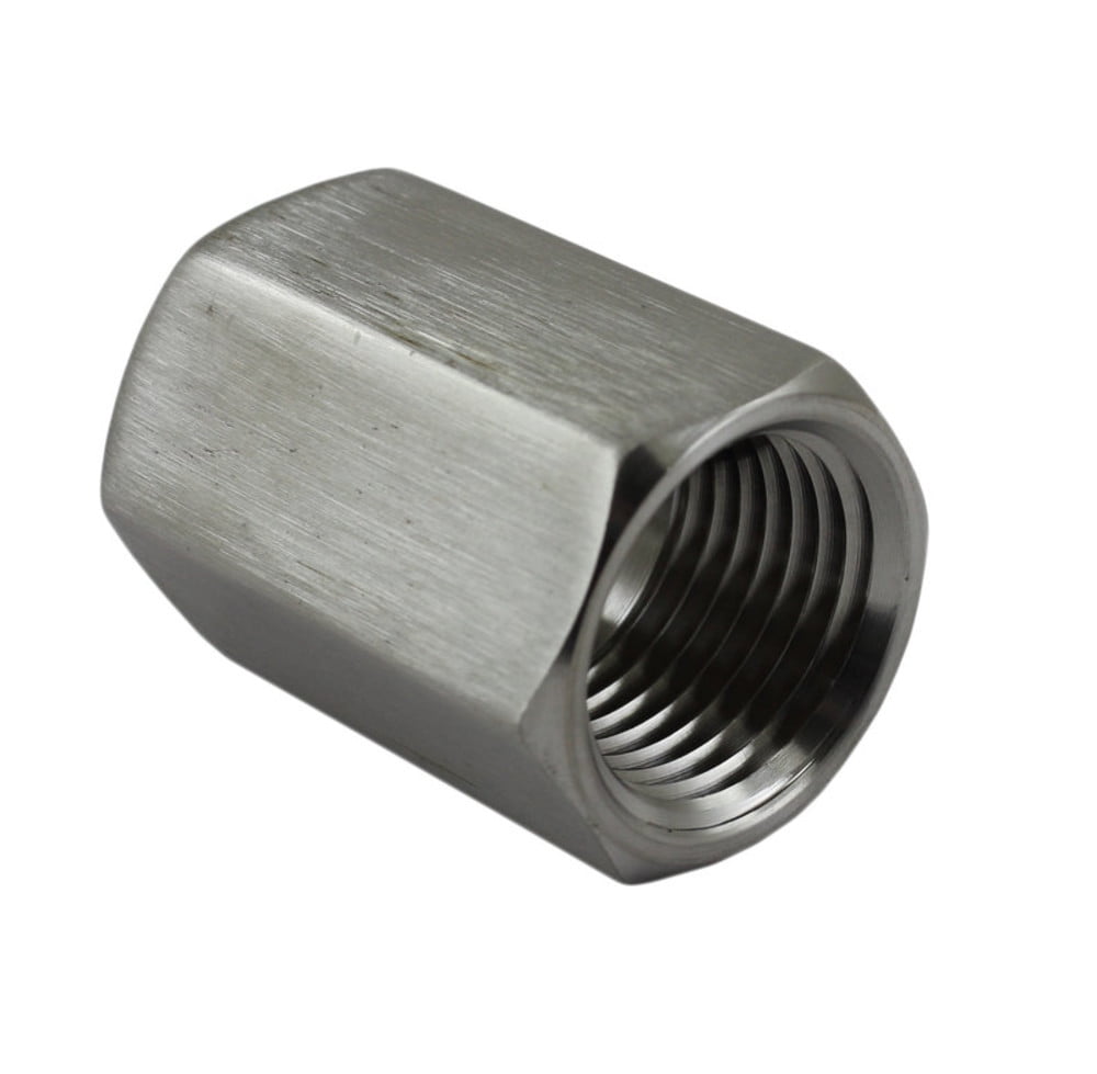 Coupling 1/2" Female NPT Stainless Steel Pipe Fitting - Walmart.com