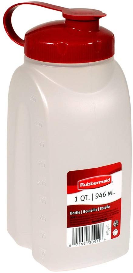 Rubbermaid MixerMate Bottle 1 Quart Chili Red 1776348 Walmart Rubbermaid MixerMate Bottle 1 Quart Chili Red 1776348 Walmart