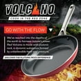 Red Volcano Ceramic Nonstick 11 inch Covered 12-in-1 All Purpose Pan ...