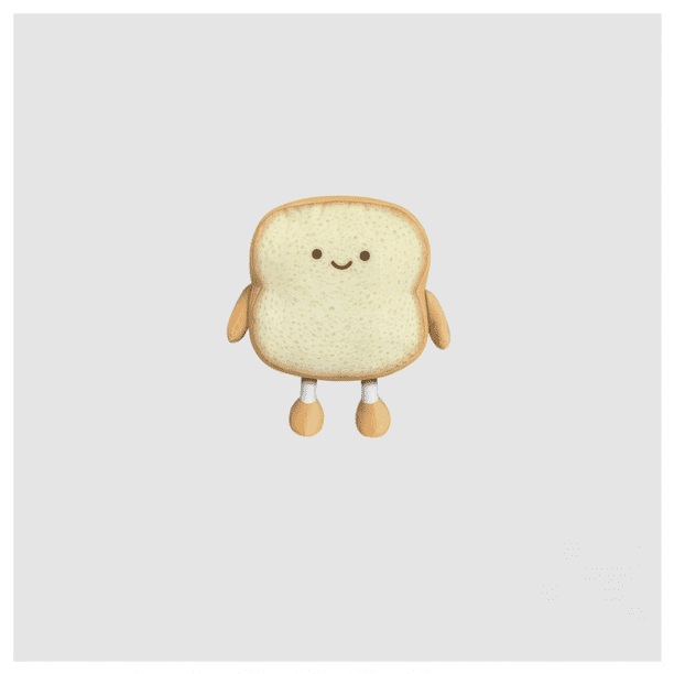 Funny Toast Bread Pillow Shape Plush Toy, Sofa Pillow, Home Bedroom ...