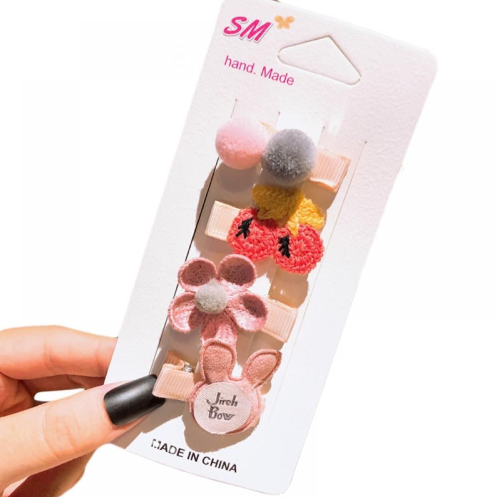 4 Pcs Hair Pin Children's Hair Accessories Baby Hairpin Set Combination ...
