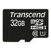 Transcend - Flash memory card (microSDHC to SD adapter included) - 32 GB - Class 10 - microSDHC ...